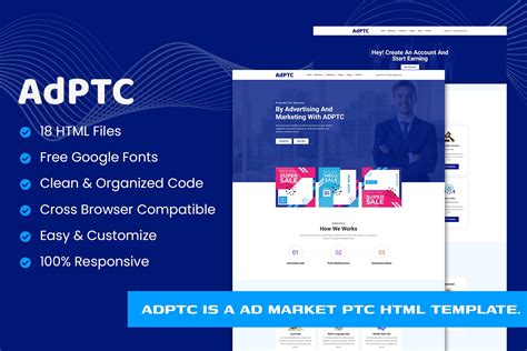 Adptc Ad Market Ptc Html Template Creative Market