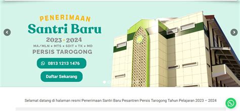 Psb Persis Tarogong Jadwal Seleksi Biaya Pendidikan Hingga Info Beasiswa Radar Garut
