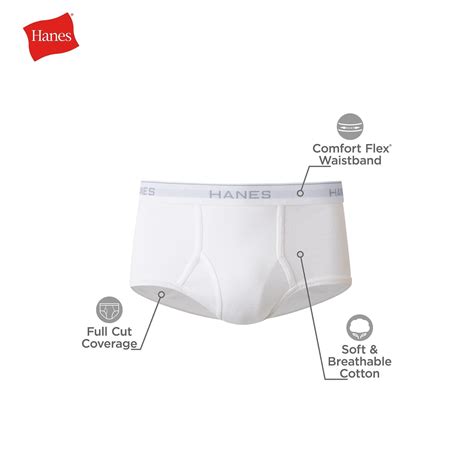 Hanes Mens Tagless Comfortflex Waistband Multi Packs Available Brief