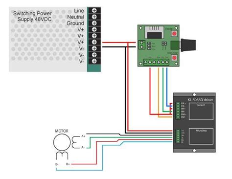 Single Axis Pulse Generator Stepper Controller Wiring Diagram