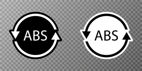Plastic Recycle Symbol Abs 9 Vector Icon Plastic Recycling Code Abs