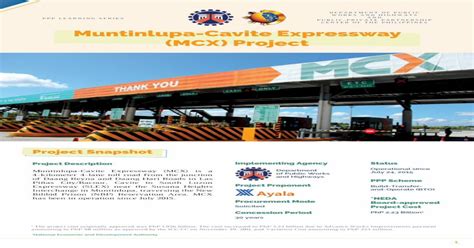 Pdf Muntinlupa Cavite Expressway Mcx Project Dokumentips