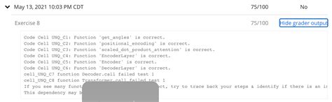 C5w4a1 Transformer Architecture With Tensorflow Submission Error