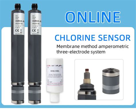 200ppm Membrane Chlorine Sensor For Sewage Water Monitoring
