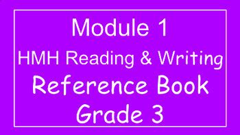 HMH Into Reading Writing Module Reference Book By Stephanie Mair