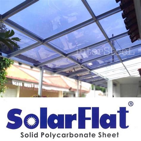 Jual Solarflat 3mm Atap Solartuff Flat Solid Polycarbonate Sheet Shopee Indonesia