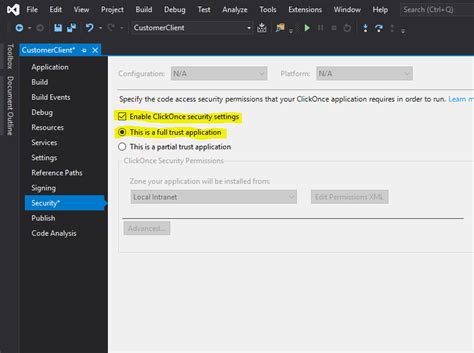 Windows 10 Clickonce Application Wont Start Stack Overflow