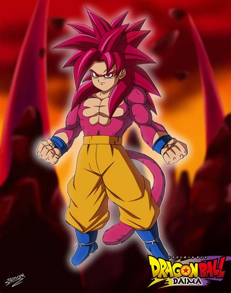 Goku Ssj4 Daima By Strangermen On Deviantart
