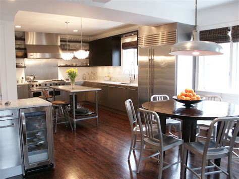 Use Ikea Rubrik Stainless Steel Cabinet Over Fridge And Side Panel For