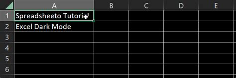 Excel Dark Mode How To Turn Onoff For Menus And Cells 2024