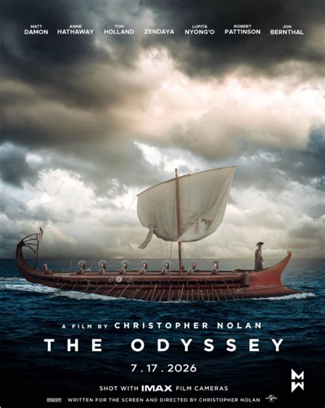 유니버설 픽처스 오디세이 The Odyssey2026크리스토퍼 놀란 감독의 신작 영화 2026년 7월 17일 개봉