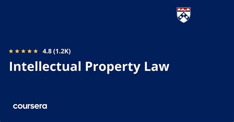 Intellectual Property Law Coursera