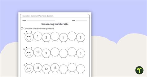 Number And Place Value Worksheets Foundation Teach Starter