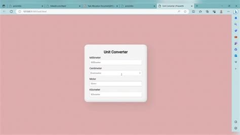 Video Prasanthi Penagadam On Linkedin Unitconverter Html Css Javascript