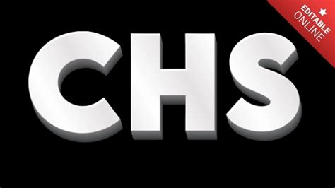 Chs 3d Font Text Effect Generator