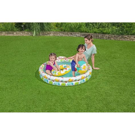 Bestway Play Pool Set With Beach Ball And Swim Ring 122x20 Cm 51124