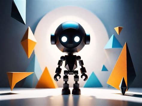 Premium Photo 3d Rendering Of A Robot Geometric Shapes Premium Photo 3d Rendering Of A Robot Geometric Shapes