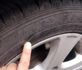 轮胎侧边有个口子怎么办 有驾