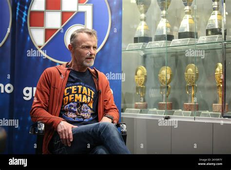 Norwegian Writer Jo Nesbo Visited Gnk Dinamo Football Club In Zagreb
