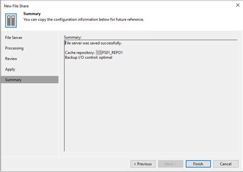 How To Configure Veeam File Share Backup Cary Sun