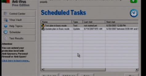 Quick Tips Schedule AVG Anti Virus Scans Video CNET