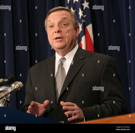 Senate Majority Whip Richard Durbin D Ill Responds To President Bush