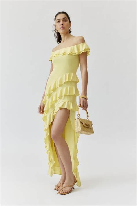 Afrm 루엘라 러플 맥시 드레스 어반 아웃피터스 한국 공식 스토어 라이프스타일 편집샵 여성 의류 남성 의류 홈