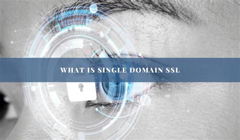 What Is Single Domain SSL Step By Step Guide
