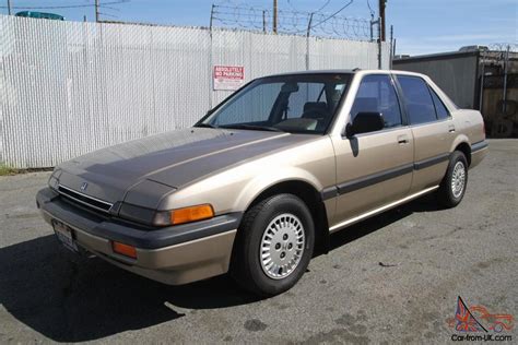1987 Honda Accord Lx 4 Door Sedan Automatic 4 Cylinder No Reserve