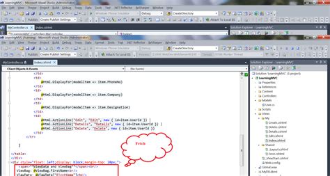 Learning Mvc Part 2 Creating Mvc Application And Perform Crud Operations Using Linq To Sql Code