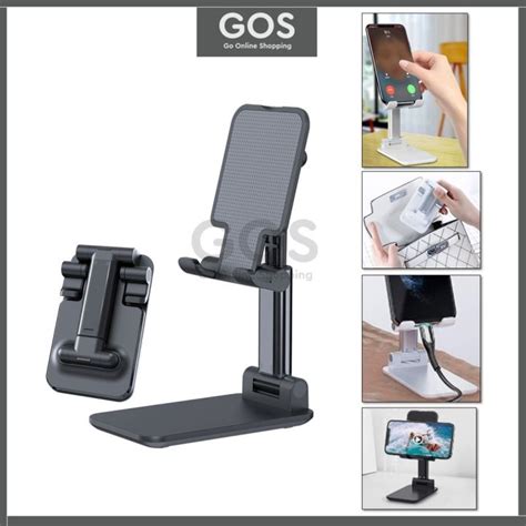 Holder Meja Folding Dekstop Stand Hp Dudukan Meja Serbaguna Holder Lipat Holder Kantong Best