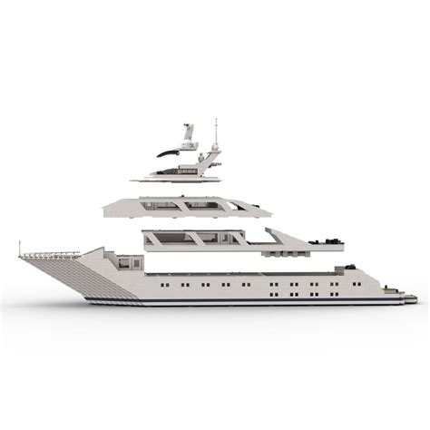 Moc 69299 Luxury Yacht Model Small Particles Building Blocks Set Creative Ornament By Kilo