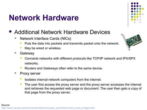 Computer Networks Networking Hardware Ppt Computer Networking