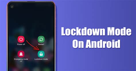 how to enable and use lockdown mode on android