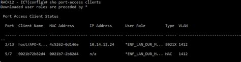 Ip Client Tracking Not Showing IP Addresses For Clients With A Statically Configured IP Address