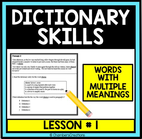 Dictionary Skills Context Clues Staar Prep Tek 6 2e Lesson 1 Classful