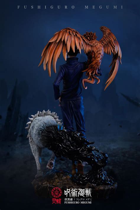 Megumi Fushiguros Chimera Shadow Garden Jujutsu Kaisen Resin Statue