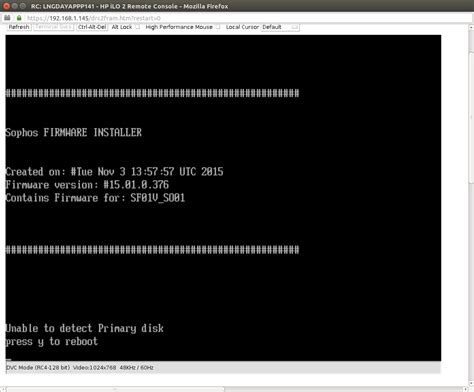 Unable To Detect Primary Disk When Installing Xg Firewall On Hp Dl385 G2 Discussions