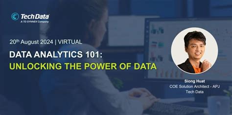 Tech Data Apac On Linkedin Techdata Dataanalytics Partnersuccess