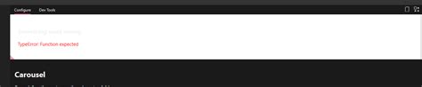 Carousel Type Error In Component Explorer · Issue 1811 · Microsoft