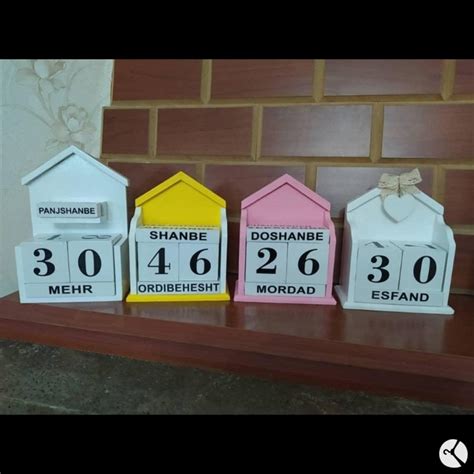 کمدا قیمت و خرید تقویم رومیزی چوبی رنگ هر رنگی که دوست داشته باشین س