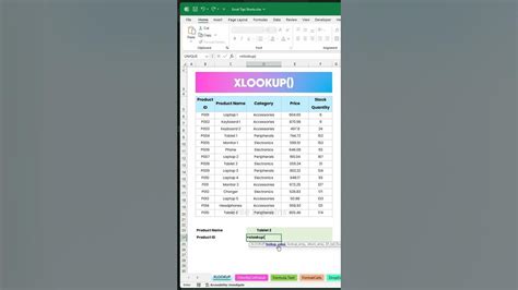 🙄 Xlookup In Excel Exceltips Exceltutorial Youtube