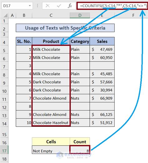How To Count If A Cell Contains Any Text In Excel 4 Methods Exceldemy
