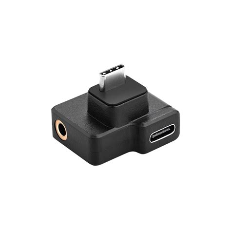 Dual Usb C To 35mm Mic Microphone Adapter For Dji Vicedeal