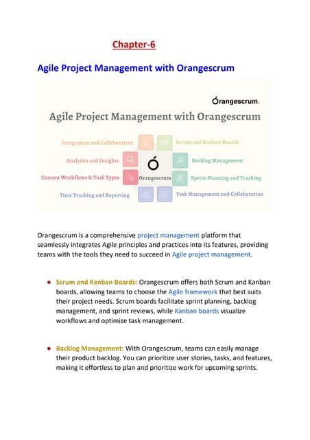Agile Project Management With Orangescrumpdf