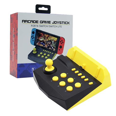 Yellow Arcade Game Style Joystick Rocker For N Switch N Switch Lite N