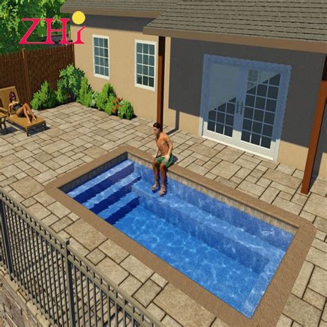 Small Fiberglass Rectangular Inground Pools Glass Designs
