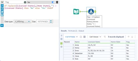 Solved Verifying Data From One Column Is Found In Another Alteryx