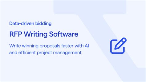 RFP Writing Software Write Winning Proposals Faster With AI And Efficient Project Management