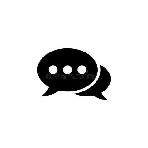 Chat Icon Speech Bubble Icon Comment Icon Vector Message Contact